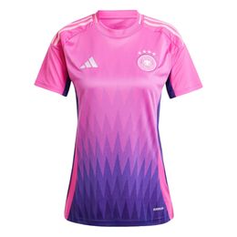 adidas Performance Trikot 'DFB 24' Damen Gr&ouml;&szlig;e XXXS/XXS dunkellila / neonpink / wei&szlig;