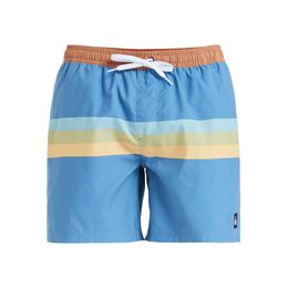 Quiksilver Badeshorts 'Everyday' Herren Gr&ouml;&szlig;e XS blau / pastellblau / braun / pastellgelb