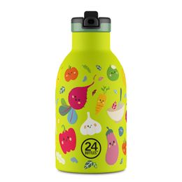 24Bottles Trinkflasche 'Kids Clima' Jungen Gr&ouml;&szlig;e one size neongr&uuml;n / magenta / rot / wei&szlig;