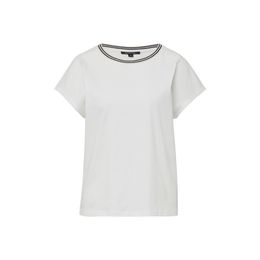 comma, COMMA T-Shirt Damen Gr&ouml;&szlig;e 4XL schwarz / offwhite
