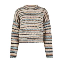 Apricot Multicoloured Stripe Aran Jumper ' ' Damen Gr&ouml;&szlig;e XS marine
