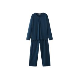 Mango Man Pyjama Herren Gr&ouml;&szlig;e M royalblau
