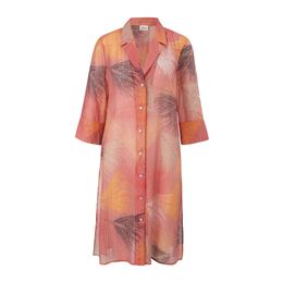 s.Oliver BLACK LABEL Bluse Damen Gr&ouml;&szlig;e L/XL graphit / apricot / hellorange / wei&szlig;