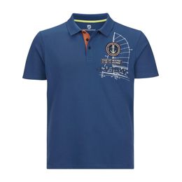Jan Vanderstorm Poloshirt ' Nicco ' Herren Gr&ouml;&szlig;e XL royalblau