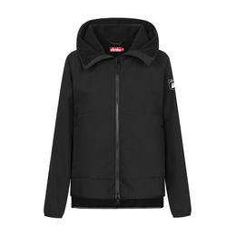 Derbe Jacke 'Peutby' Damen Gr&ouml;&szlig;e XXL schwarz / wei&szlig;