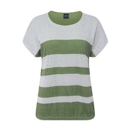 Lauras&oslash;n Pullover Damen Gr&ouml;&szlig;e M apfel / wei&szlig;