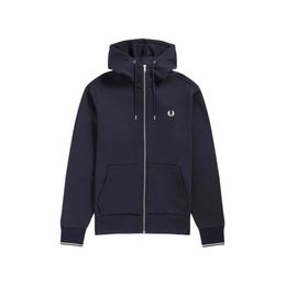 Fred Perry Sweatshirt Herren Gr&ouml;&szlig;e L blau / wei&szlig;