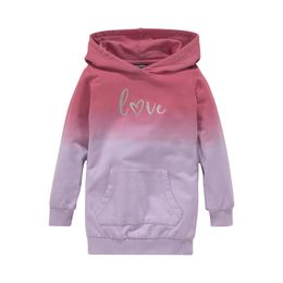 Kidsworld Sweatshirt M&auml;dchen Gr&ouml;&szlig;e 104/110 lavendel / pitaya / silber