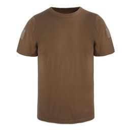 Normani Funktionsshirt 'Captain' Herren Gr&ouml;&szlig;e L khaki / rot / schwarz / wei&szlig;