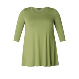 Base Level Curvy Tunika 'Aria' Damen Gr&ouml;&szlig;e 6XL khaki