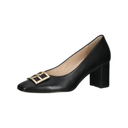 H&ouml;gl H&ouml;gl Pumps 'Rosette' Damen Gr&ouml;&szlig;e 40 gold / schwarz