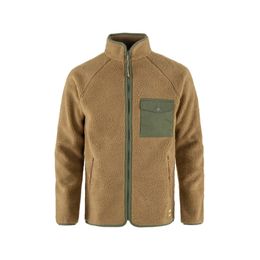 Fj&auml;llr&auml;ven Fj&auml;llr&auml;ven Fleecejacke 'Vardag' Herren Gr&ouml;&szlig;e L braun / gr&uuml;n