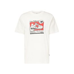 New Balance T-Shirt 'Essentials' Herren Gr&ouml;&szlig;e XXL rot / schwarz / wei&szlig;