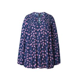 Ulla Popken Tunika Damen Gr&ouml;&szlig;e 4XL/5XL dunkelblau / hellpink