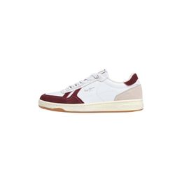 Pepe Jeans Sneaker 'KORE HERITAGE' Herren Gr&ouml;&szlig;e 42 beige / bordeaux / wei&szlig;