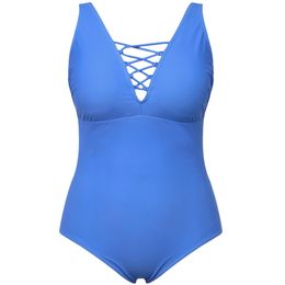 Ulla Popken Badeanzug Damen Gr&ouml;&szlig;e 6XL blau