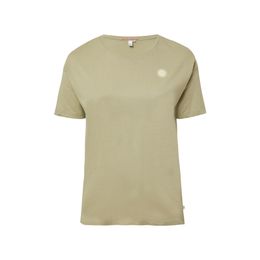 QS T-Shirt Damen Gr&ouml;&szlig;e XXL oliv / wollwei&szlig;