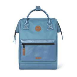 CABAIA Rucksack 'Adventurer' Damen Gr&ouml;&szlig;e M blue denim / braun
