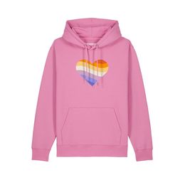 Watapparel Sweatshirt ' Rainbow Heart ' Herren Gr&ouml;&szlig;e XXXL mischfarben / rosa