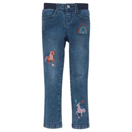 Kidsworld Kidsworld Stretch-Jeans M&auml;dchen Gr&ouml;&szlig;e 140 blue denim