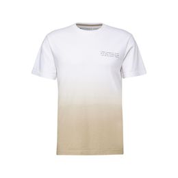 Street One Men T-Shirt Herren Gr&ouml;&szlig;e L sand / wei&szlig;