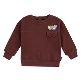 Levi's Kids Sweatshirt Jungen Gr&ouml;&szlig;e 74 dunkelbraun