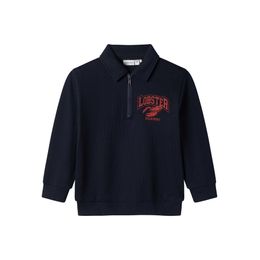 name it Sweatshirt Jungen Gr&ouml;&szlig;e 122/128 navy / rot