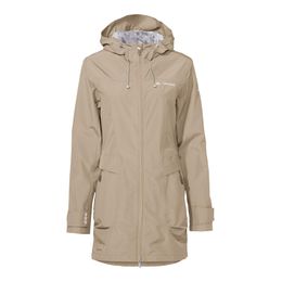 Vaude Outdoorjacke ' W Skomer PR II ' Damen Gr&ouml;&szlig;e M hellbeige / wei&szlig;