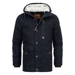 INDICODE Jeans Winterjacke ' Crossing ' Herren Gr&ouml;&szlig;e M braun / schwarz