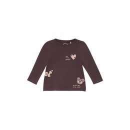 s.Oliver Shirt Jungen Gr&ouml;&szlig;e 86 beige / braun / aubergine