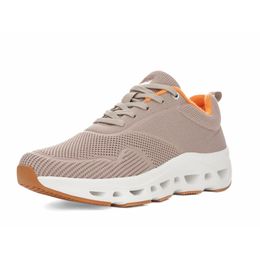 Ara Sneaker Damen Gr&ouml;&szlig;e 37 dunkelbeige / orange / wei&szlig;