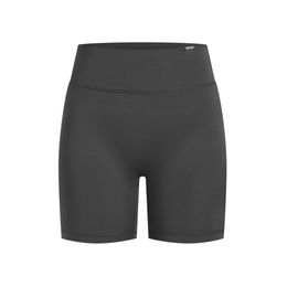 Smilodox High Waist Shorts Darbie Soft Feel Damen Gr&ouml;&szlig;e S anthrazit