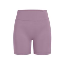 Smilodox High Waist Shorts Darbie Soft Feel Damen Gr&ouml;&szlig;e XS lila