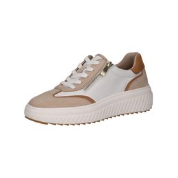 Caprice Sneaker Damen Gr&ouml;&szlig;e 36 beige / braun / offwhite
