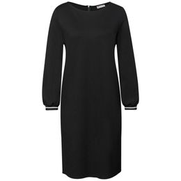 Street One Kleid Damen Gr&ouml;&szlig;e 46 schwarz / wei&szlig; Winterkleid