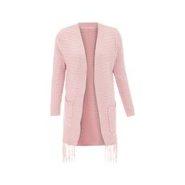 isha Strickjacke Damen Gr&ouml;&szlig;e XS/S rosa
