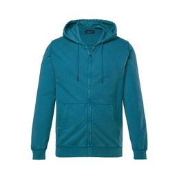 Men Plus Sweatjacke Herren Gr&ouml;&szlig;e XXL cyanblau