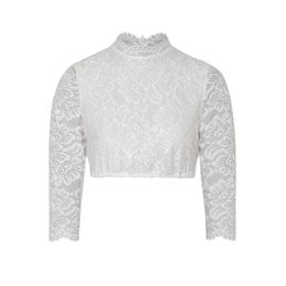 Spieth & Wensky Spieth & Wensky Dirndlbluse 'Amsterdam', florales Muster Damen Gr&ouml;&szlig;e 32 offwhite