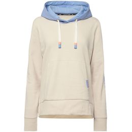 Lauras&oslash;n Sweatshirt Damen Gr&ouml;&szlig;e S beige / blau / pink