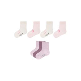 Camano Socken M&auml;dchen Gr&ouml;&szlig;e 19/22 mauve / rosa / pastellpink / offwhite