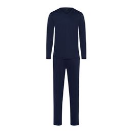 Hanro Pyjama 'Night Selection' Herren Gr&ouml;&szlig;e S navy