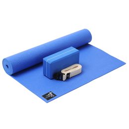 YOGISTAR.COM Yoga-set Kick It - One Herren Gr&ouml;&szlig;e 7 blau / wei&szlig;