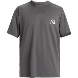 Quiksilver Funktionsshirt 'DNA Bubble' Herren Gr&ouml;&szlig;e XL grau / wei&szlig;