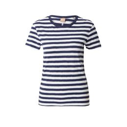 BOSS T-Shirt 'Esla' Damen Gr&ouml;&szlig;e XS marine / wei&szlig;