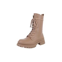 Ital-Design Schn&uuml;rstiefelette Damen Gr&ouml;&szlig;e 37 hellbraun Winterschuhe
