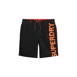 Superdry & Co Boardshorts Herren Gr&ouml;&szlig;e S neonorange / schwarz