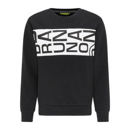 Bruno Banani Sweatshirt 'Richardson' Herren Gr&ouml;&szlig;e L schwarz / wei&szlig;