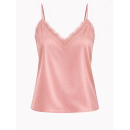 Worldclassca Top 'Spaghetti Lace Trim Top' Damen Gr&ouml;&szlig;e XS/M pastellpink