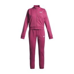 Under Armour Trainingsanzug M&auml;dchen Gr&ouml;&szlig;e 128/134 fuchsia / wei&szlig;