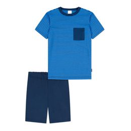 Schiesser Shorty ' Boys World ' Jungen Gr&ouml;&szlig;e 128 aqua